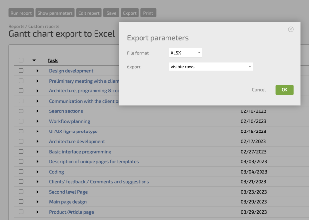 Gantt Charts from Planfix in Excel | Planfix Blog